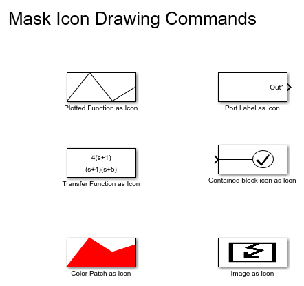 Create a Block Mask Icon - MATLAB & Simulink
