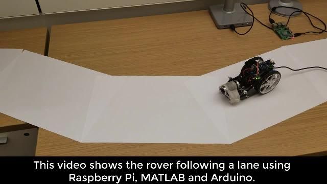 Lane Following Robot Using Matlab Raspberry Pi And Arduino Matlab